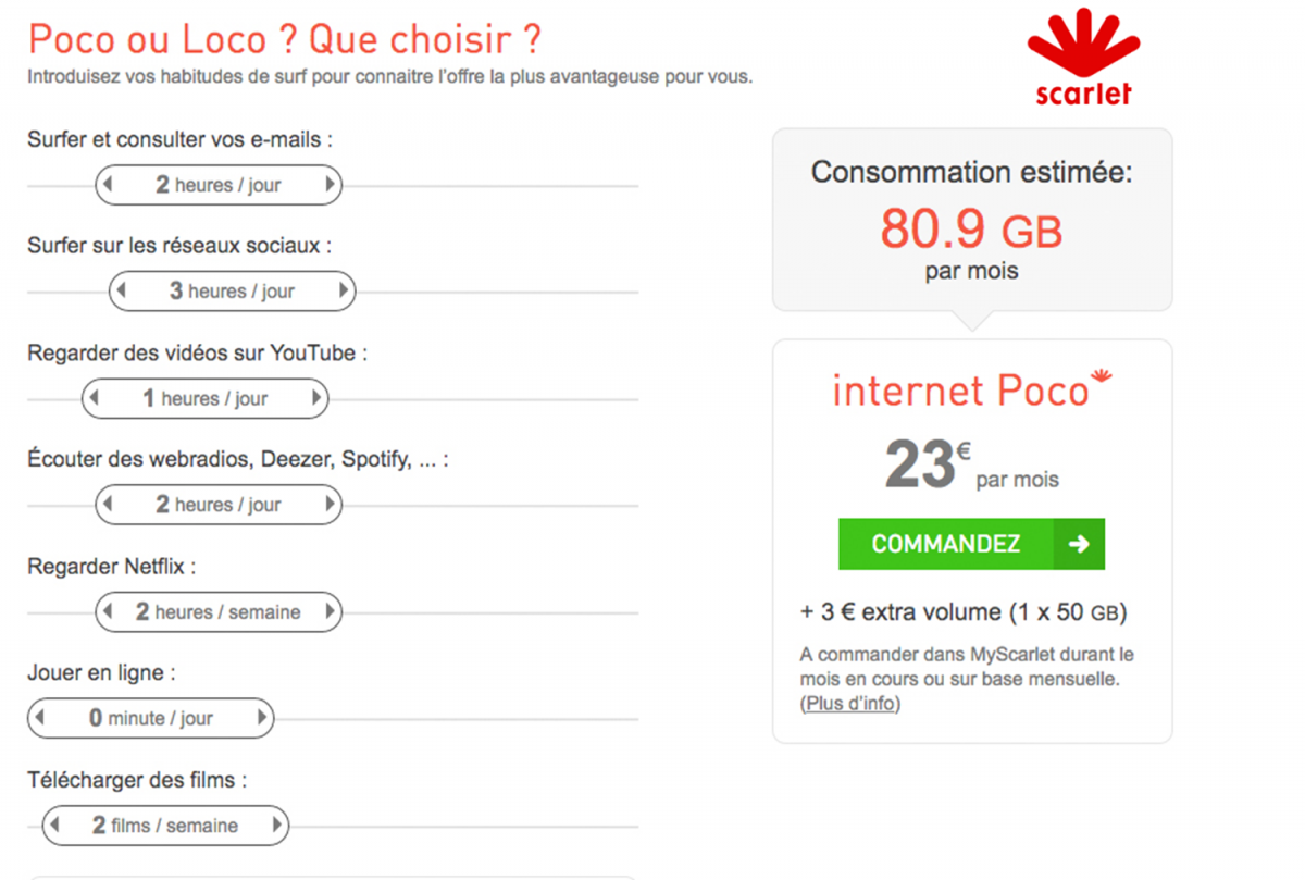 Scarlet lance scarlet internet Poco : l’offre d’internet fixe la moins ...